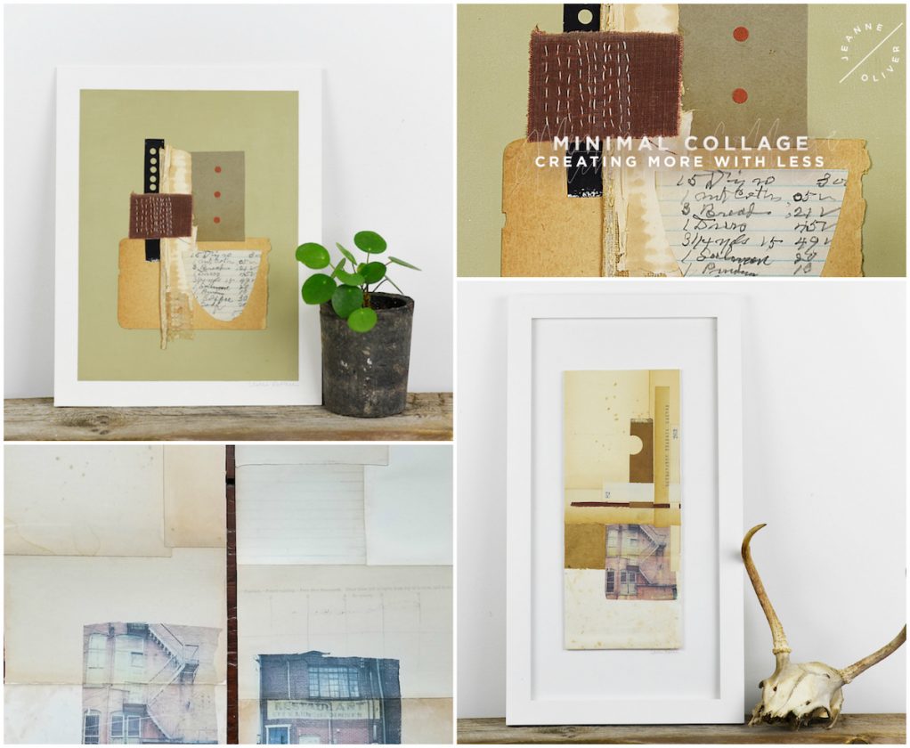 Minimal Collage with Artist Leslie Rottner - Jeanne Oliver