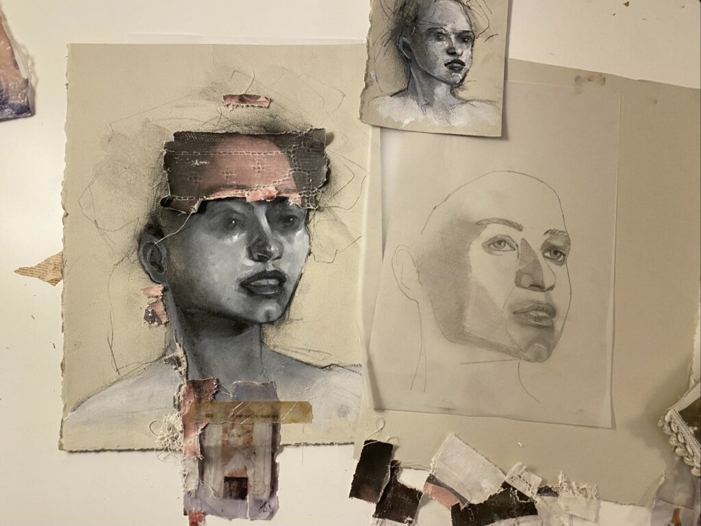 Deconstructed Faces with Kate Thompson - Jeanne Oliver