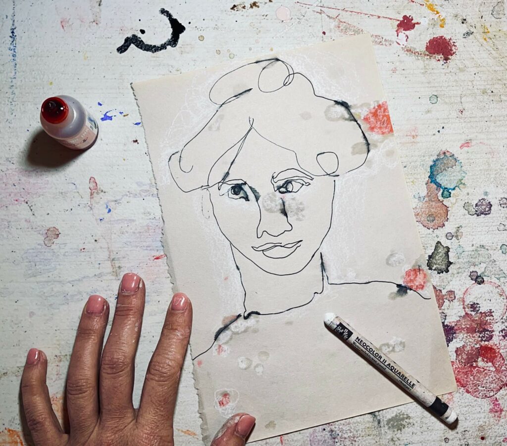 Expressive Ancestor Portraits Erin Faith Allen - Jeanne Oliver