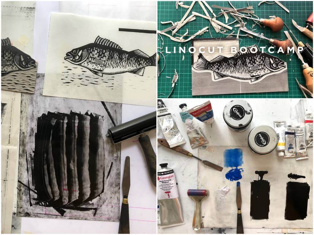 Linocut Bootcamp with Sofie Strasser - Jeanne Oliver