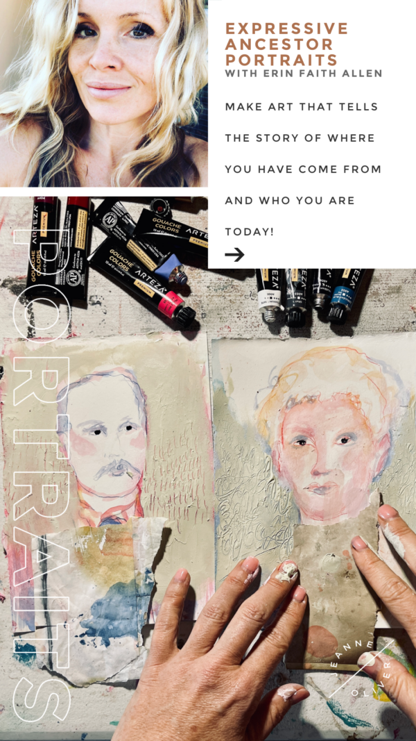 Expressive Ancestor Portraits with Erin Faith Allen | Instant Access ...