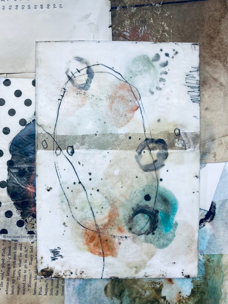 Encaustic Collage Tutorial