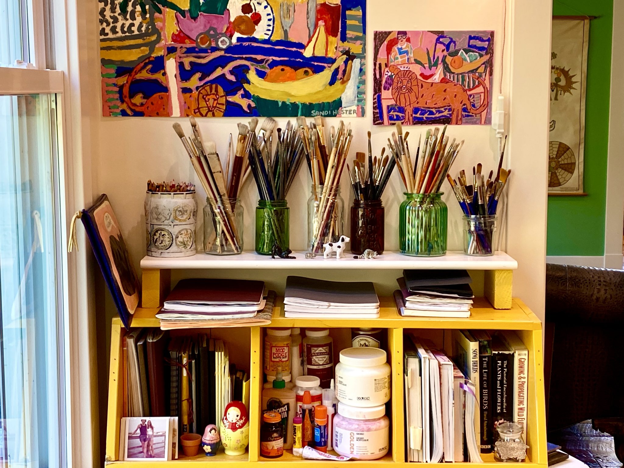 An Artist Studio | With Sandi Hester - Jeanne Oliver