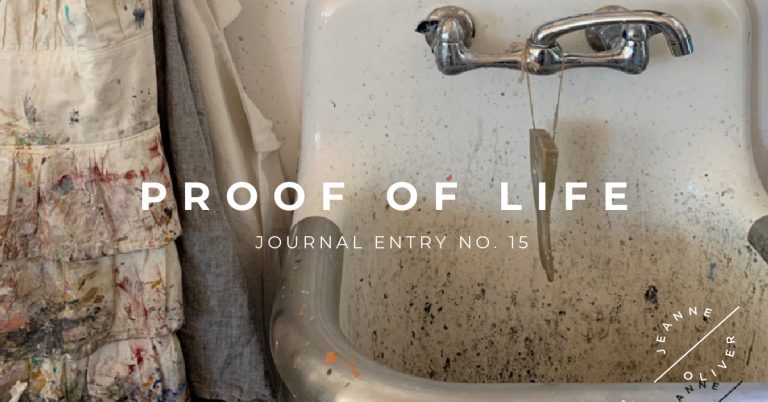 Proof of Life | Journal Entry No. 15 - Jeanne Oliver