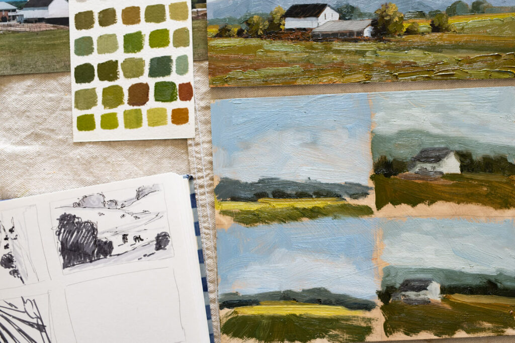 Plein Air with Marian Parsons - Jeanne Oliver