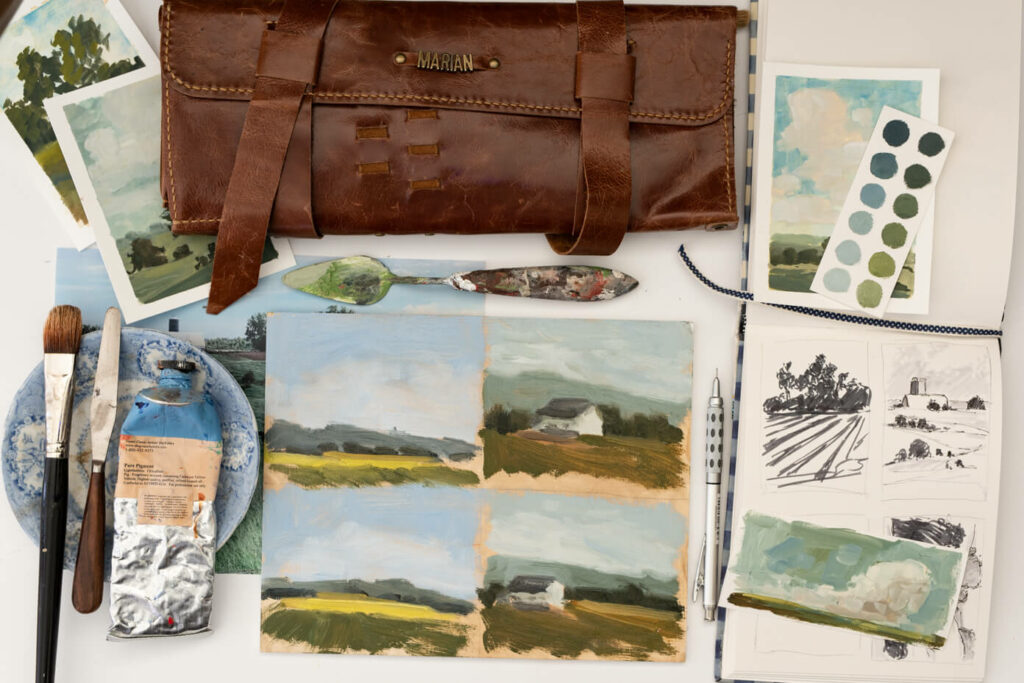 Plein Air with Marian Parsons - Jeanne Oliver