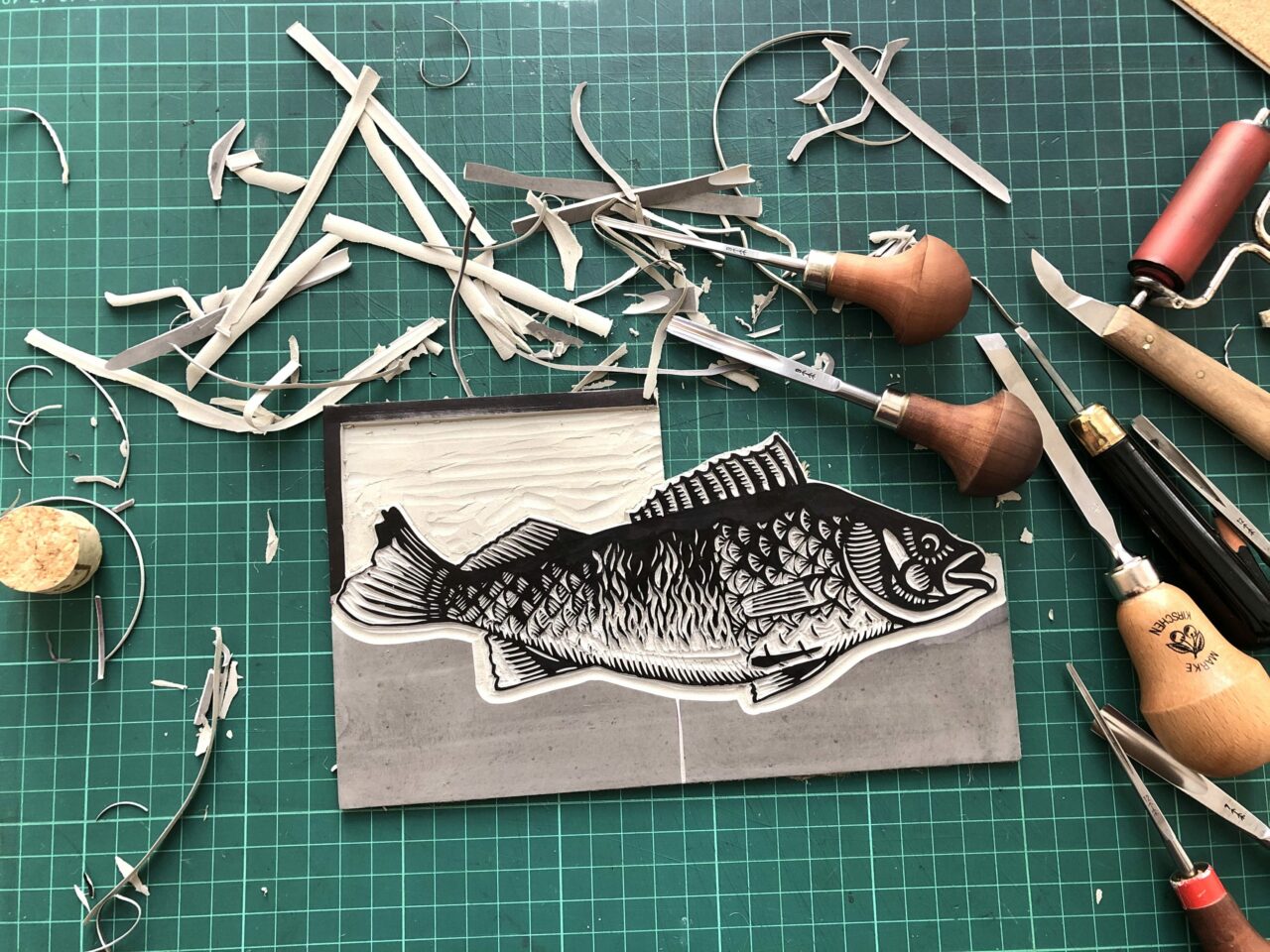 Linocut Bootcamp with Sofie Strasser - Jeanne Oliver