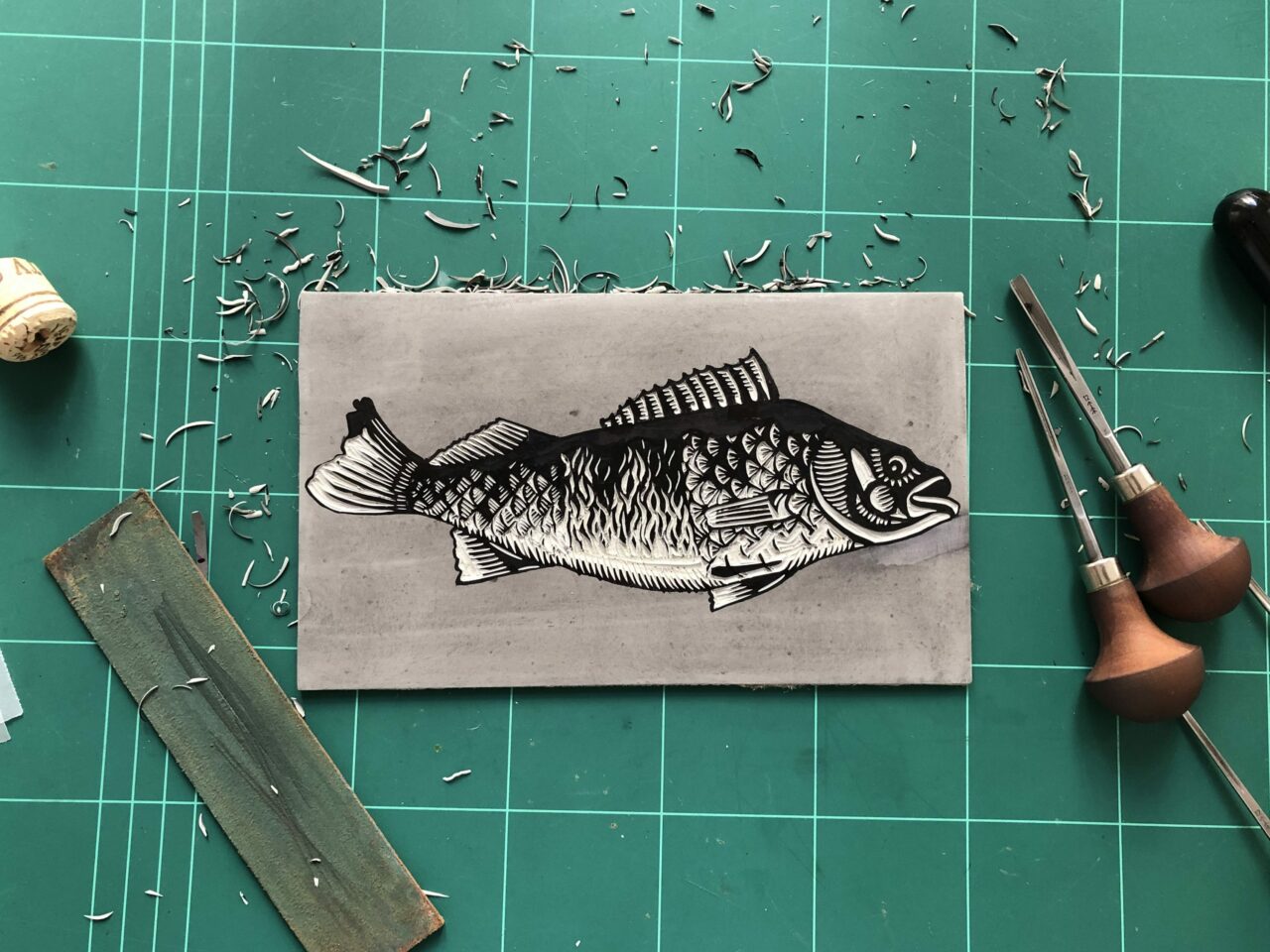 Linocut Bootcamp with Sofie Strasser | Jeanne Oliver