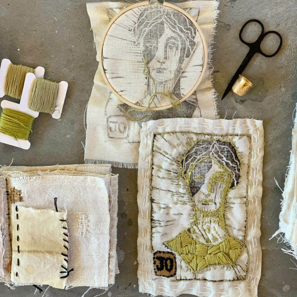 Stitched Faces with Jeanne Oliver - Jeanne Oliver