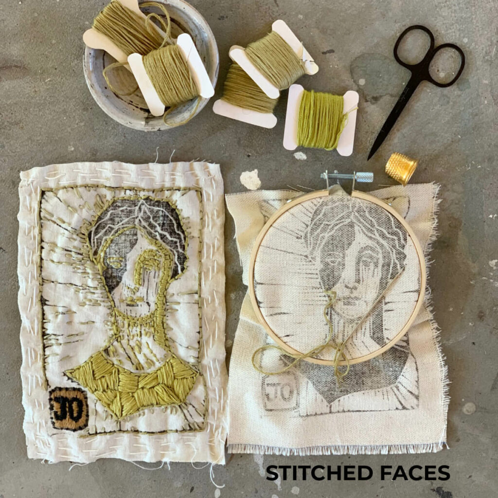 Stitched Faces with Jeanne Oliver - Jeanne Oliver